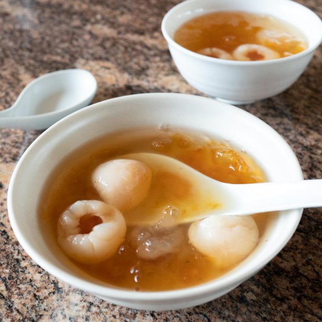 Peach Gum With Lychee - Onolicious Hawaiʻi