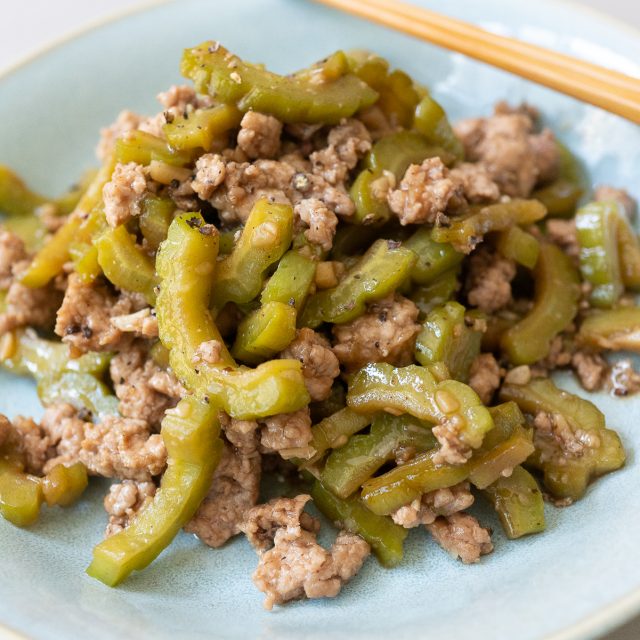 Bitter Melon Stir Fry - Onolicious Hawaiʻi