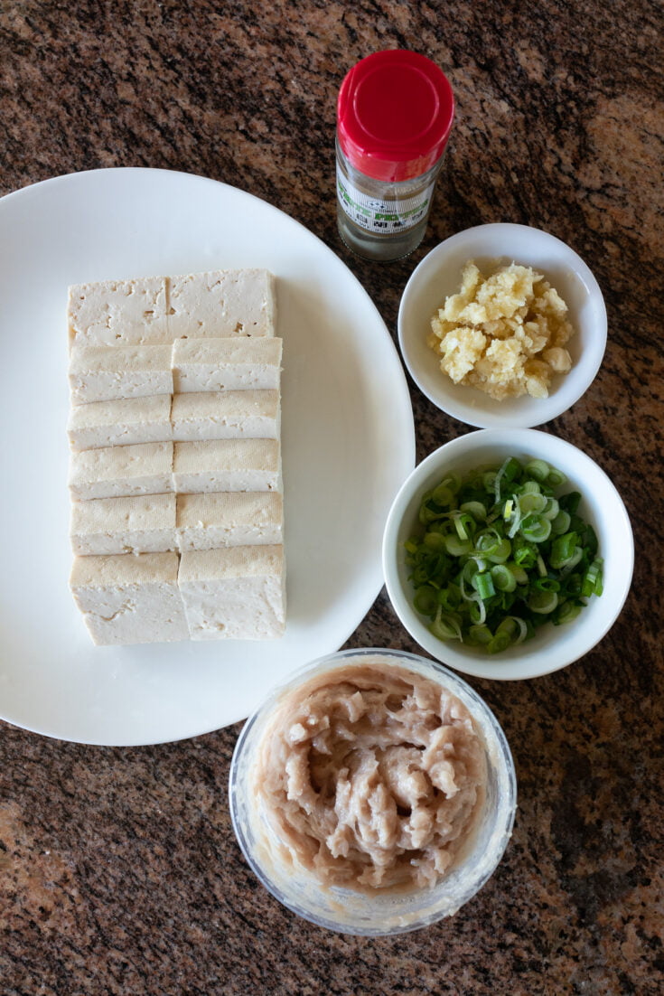 Fish Paste Stuffed Tofu - Onolicious Hawaiʻi