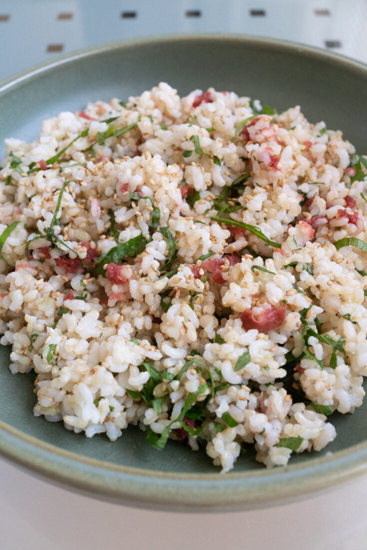 Ume Shiso Rice - Onolicious Hawaiʻi