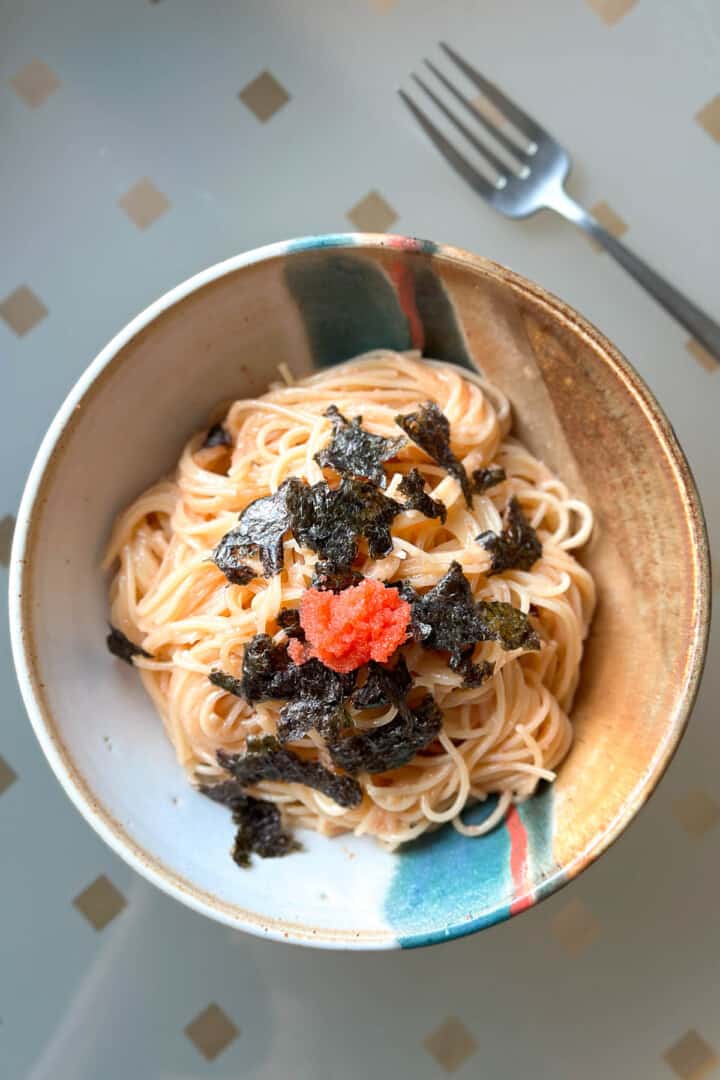 Mentaiko Pasta - Onolicious Hawaiʻi