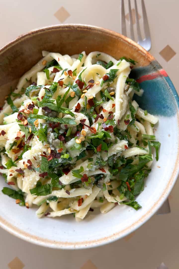 Parsley Pasta - Onolicious Hawaiʻi