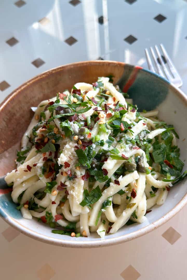 Parsley Pasta - Onolicious Hawaiʻi