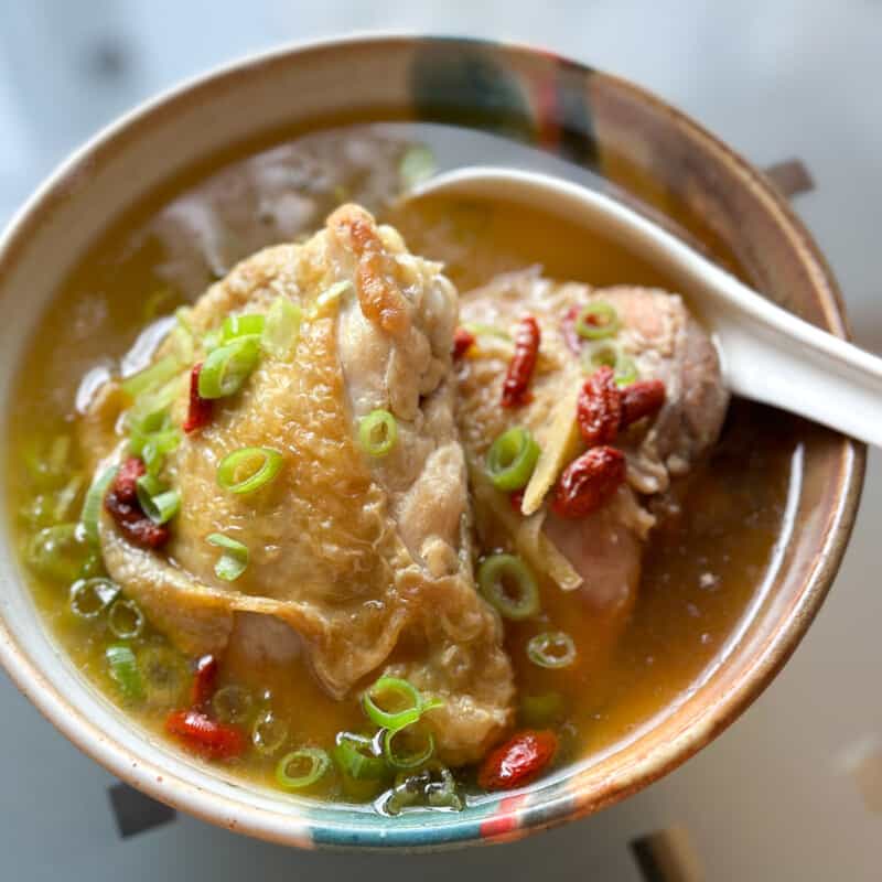 Sesame Oil Chicken Soup - Onolicious Hawaiʻi