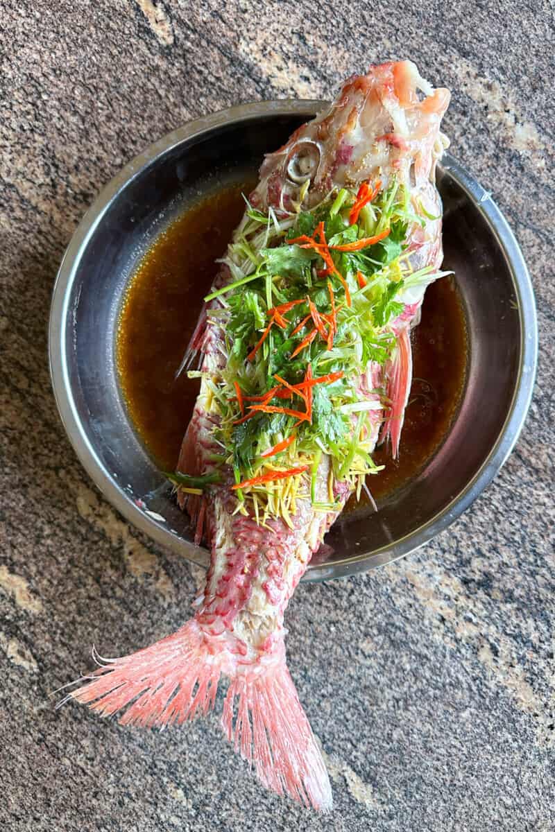 Chinese Steamed Fish - Onolicious Hawaiʻi