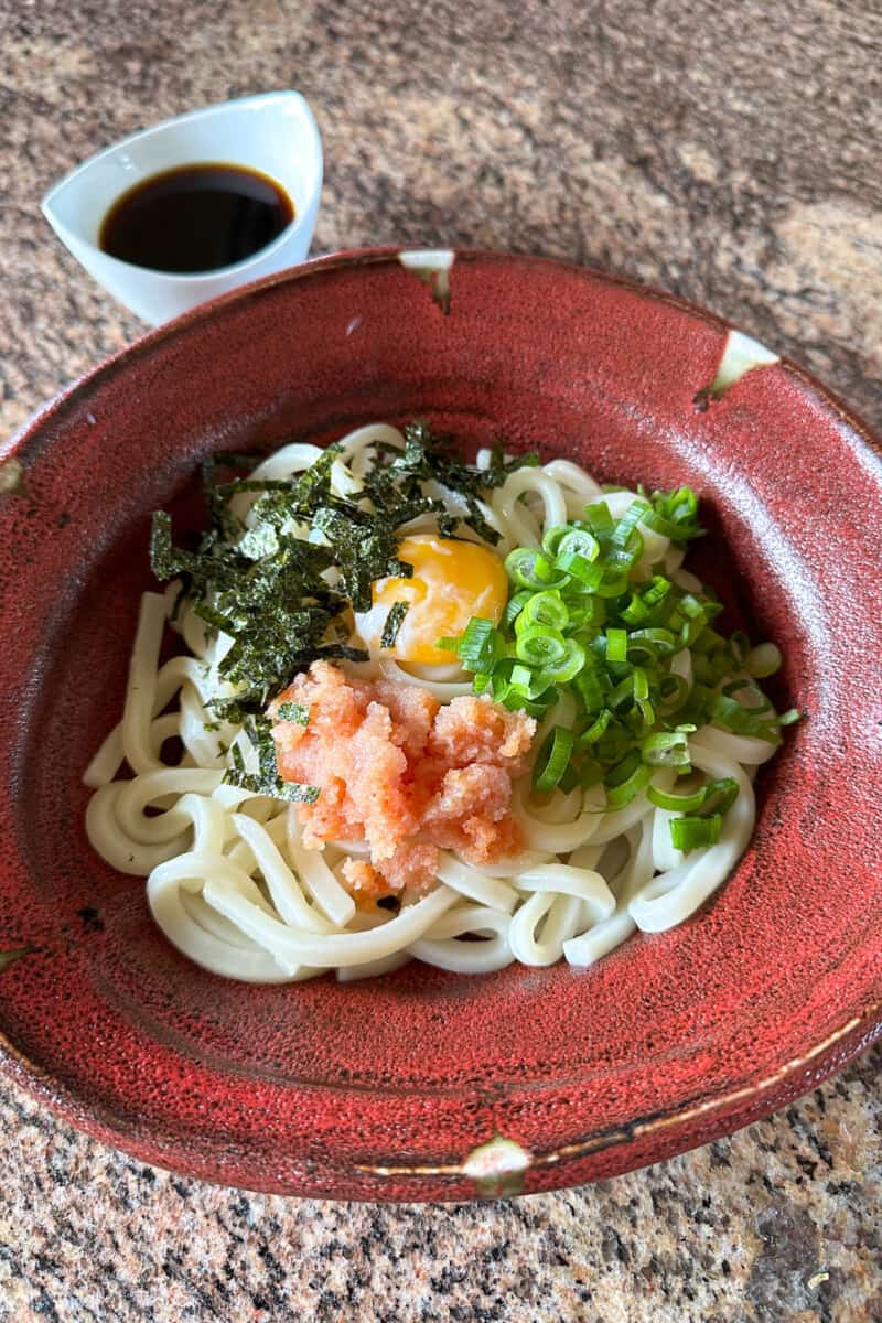 Mentaiko Udon - Onolicious Hawaiʻi
