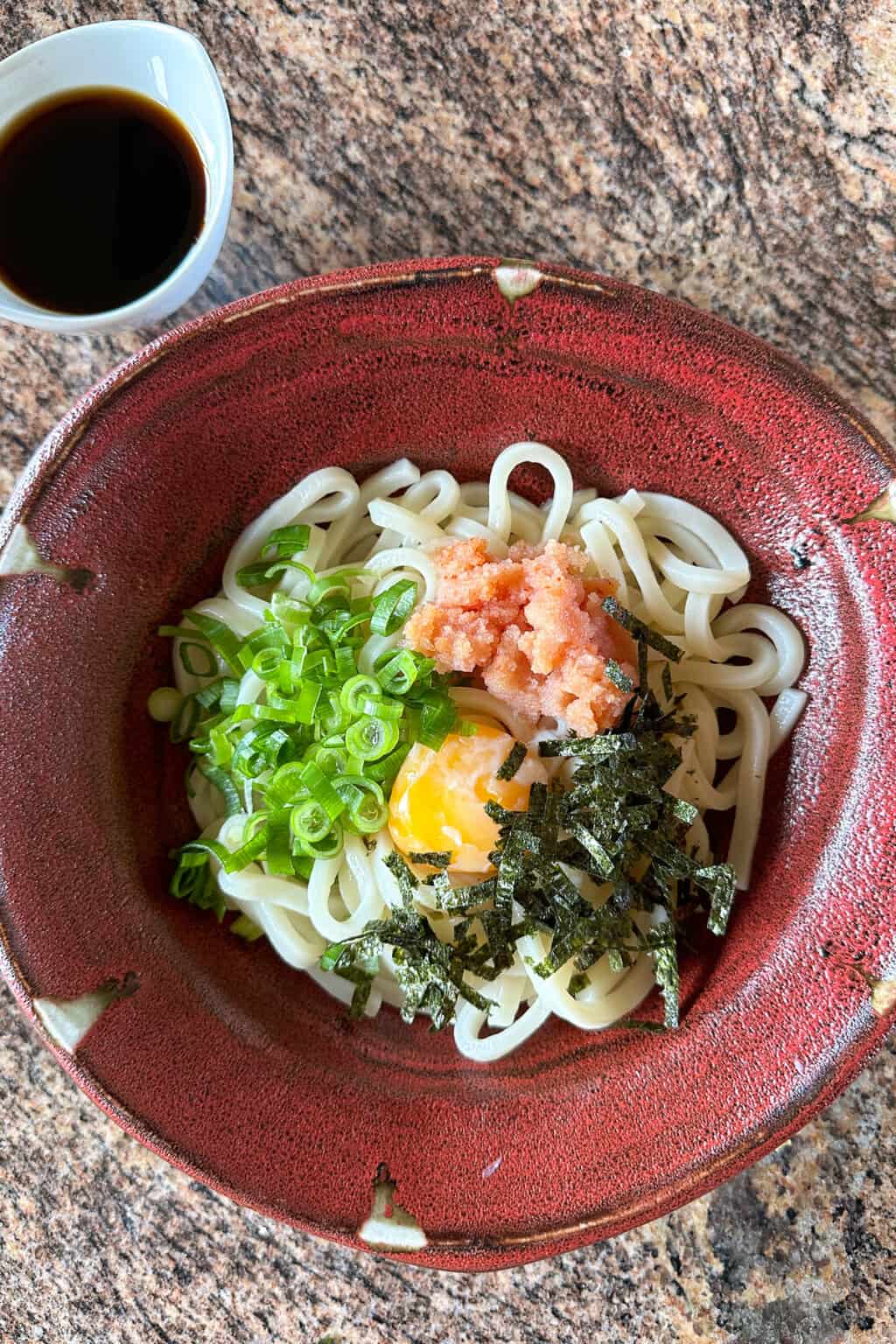 Mentaiko Udon - Onolicious Hawaiʻi
