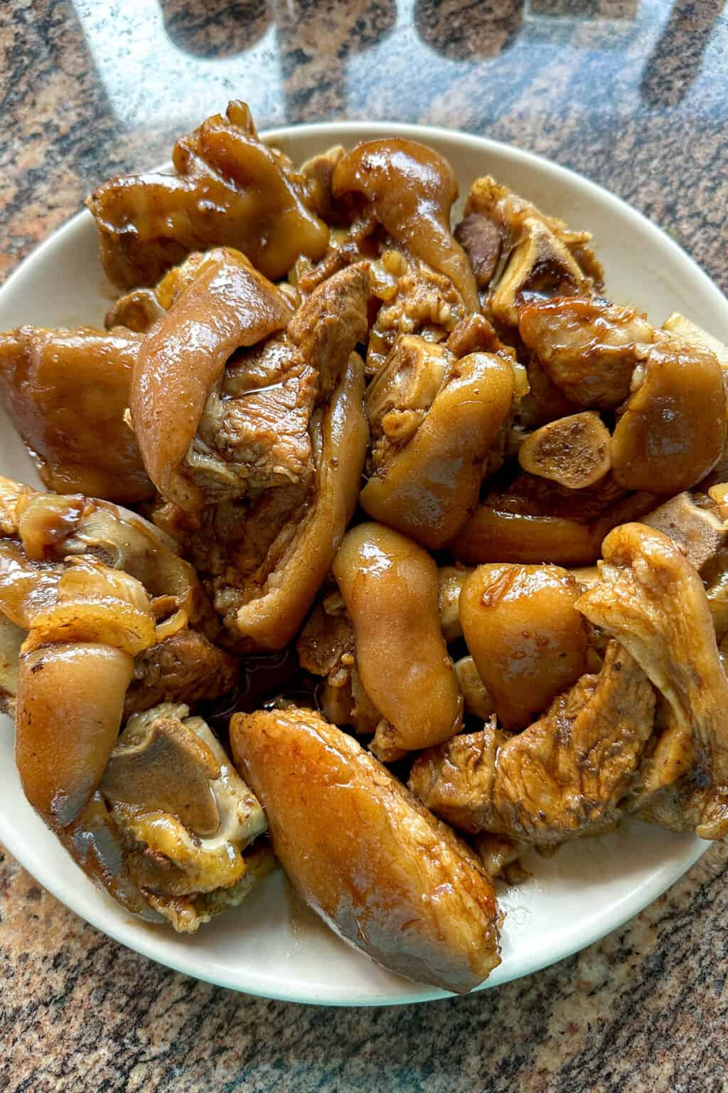 Braised Pigs Trotters - Onolicious Hawaiʻi