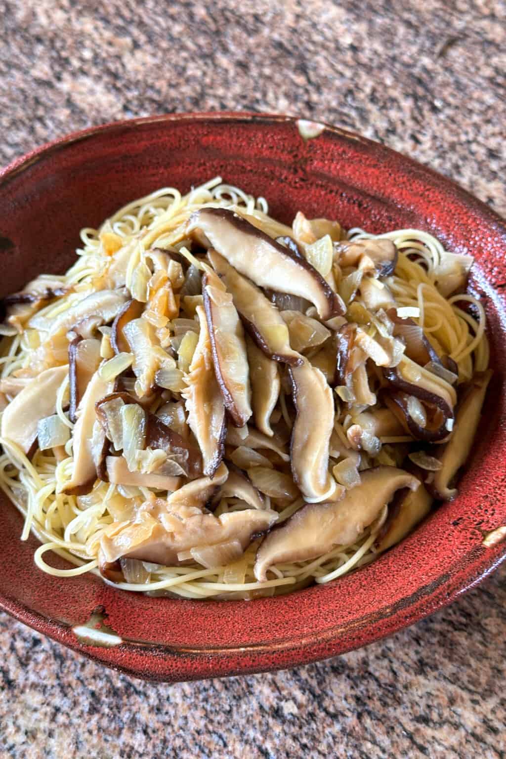 Shiitake Mushroom Pasta - Onolicious Hawaiʻi