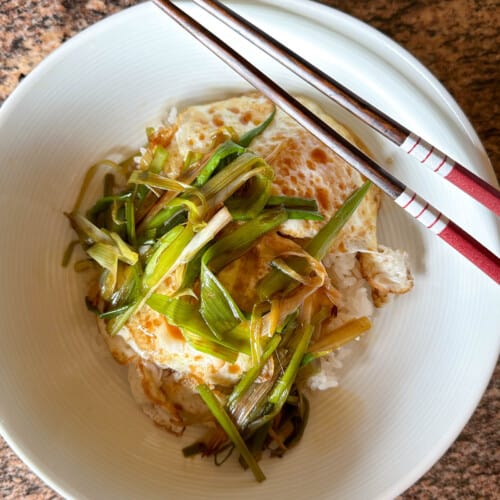 Scallion Eggs - Onolicious Hawaiʻi