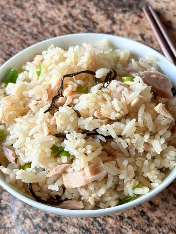 Chinese Bacon Rice - Onolicious Hawaiʻi