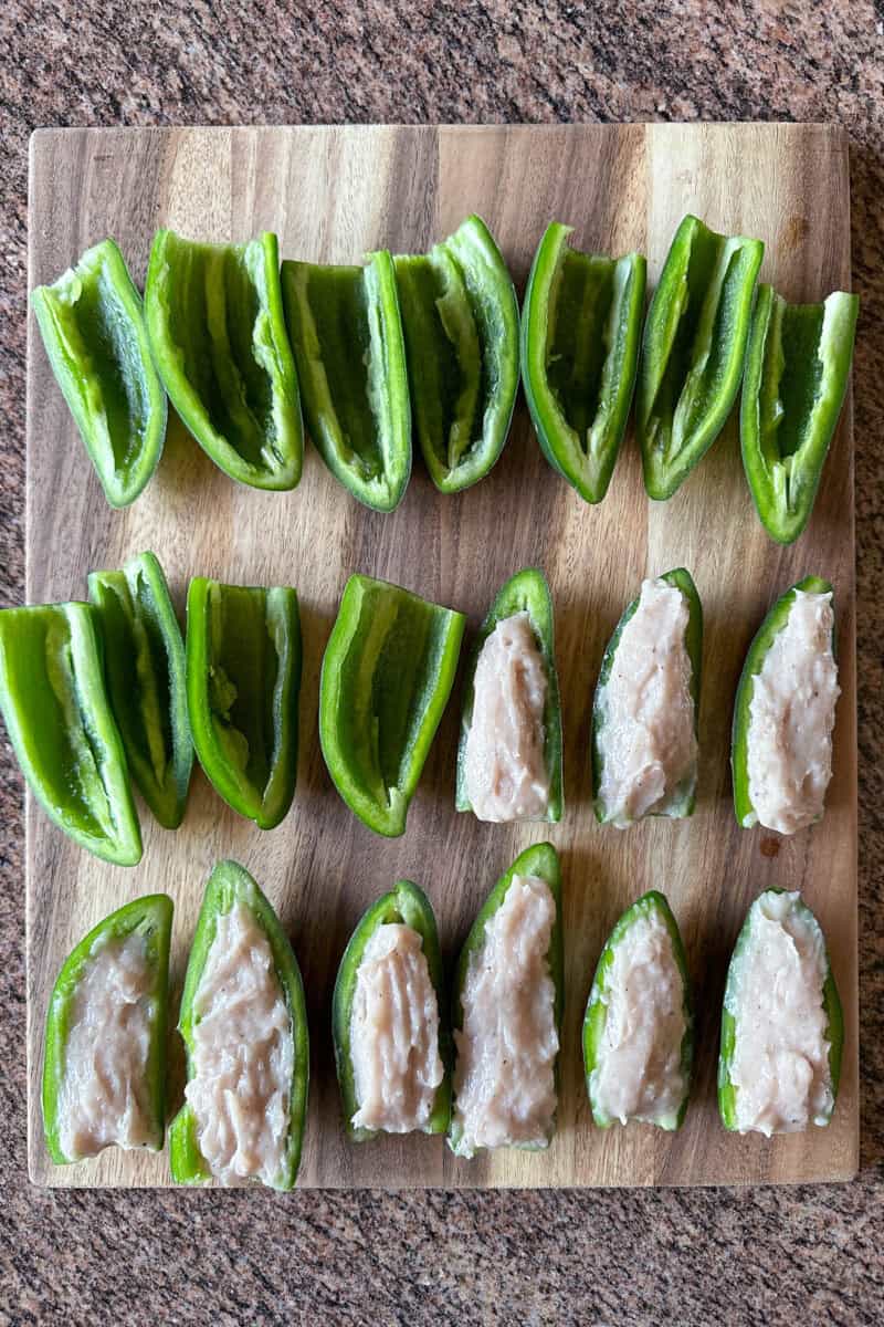Fish Paste Stuffed Peppers - Onolicious Hawaiʻi