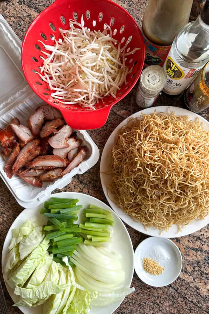 Char Siu Chow Mein - Onolicious Hawaiʻi