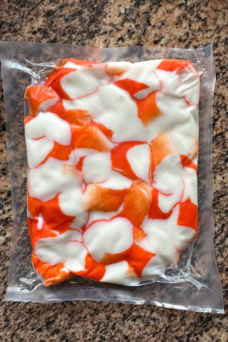 Imitation Crab Salad - Onolicious Hawaiʻi