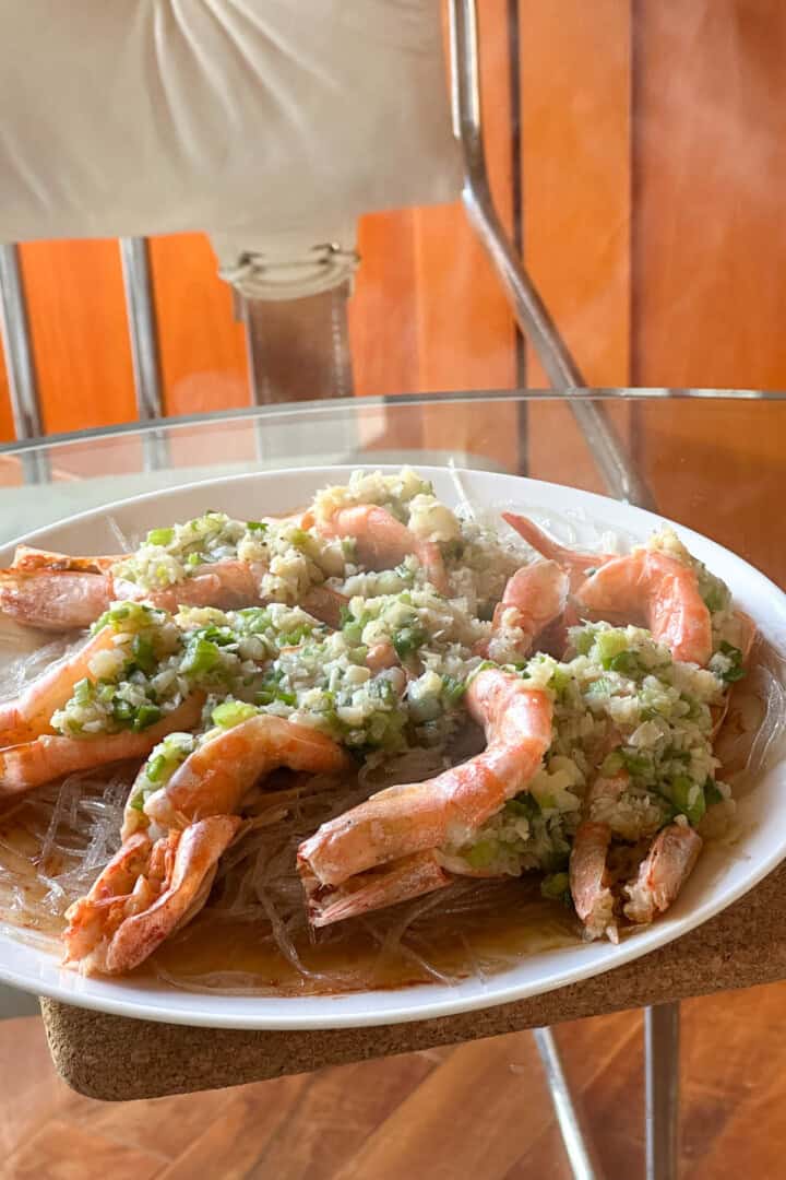 Steamed Shrimp and Vermicelli - Onolicious Hawaiʻi
