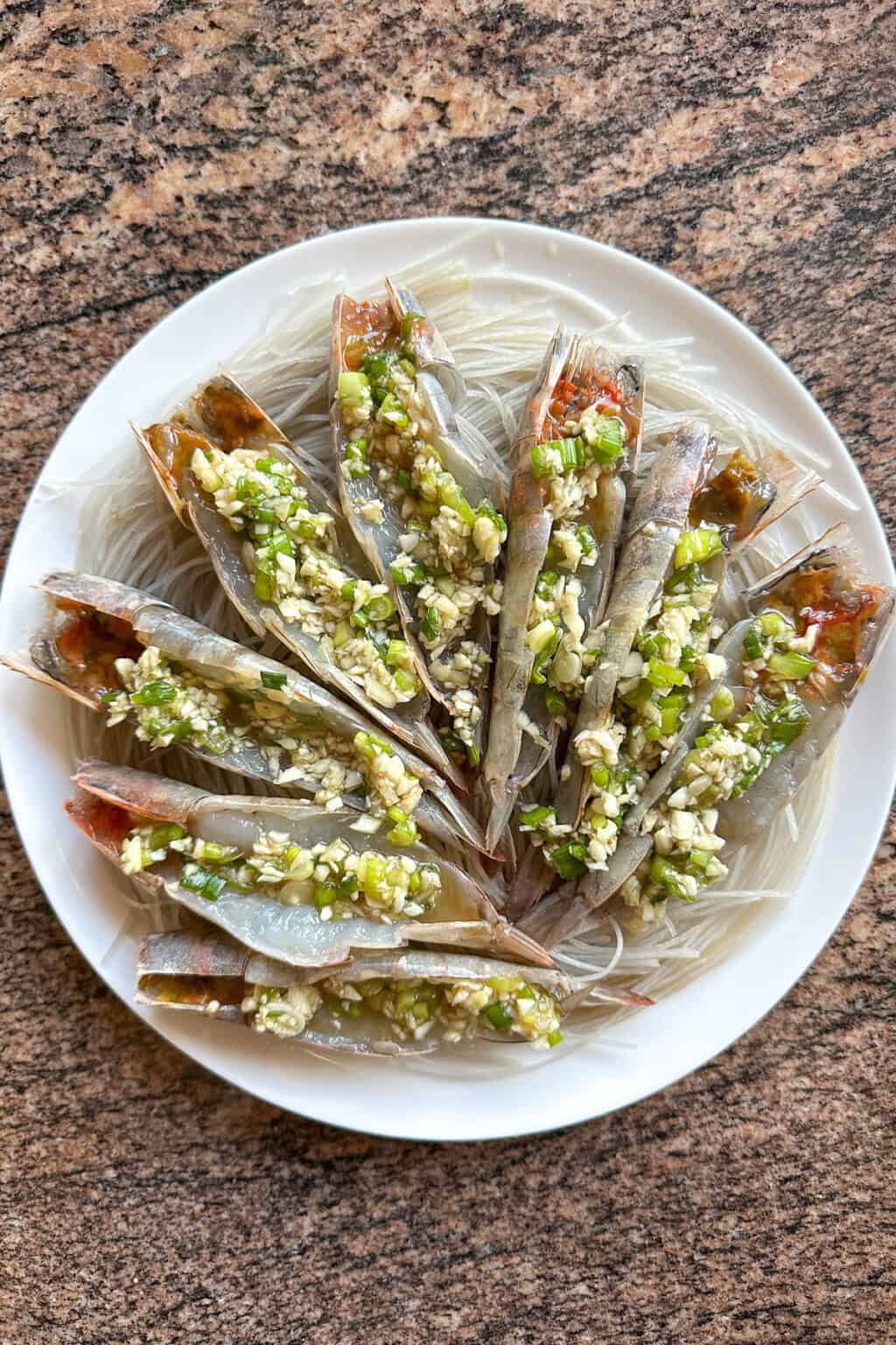 Steamed Shrimp and Vermicelli - Onolicious Hawaiʻi