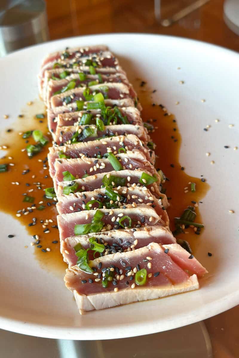 Tuna Tataki - Onolicious Hawaiʻi