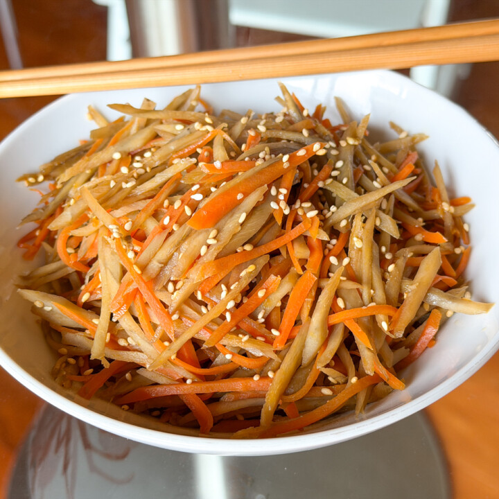 Kinpira Gobo - Onolicious Hawaiʻi