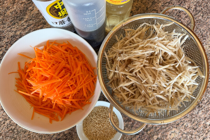 Kinpira Gobo - Onolicious Hawaiʻi
